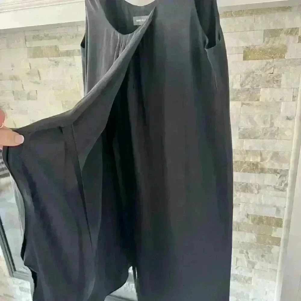 Wayne Cooper | Dresses | Wayne Cooper Silk Black Wrap Dress | Poshmark
